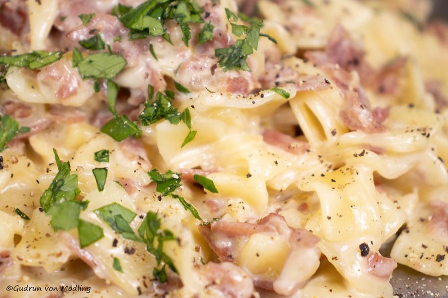 Schinkenrahmfleckerl - Gudrun von Mödling